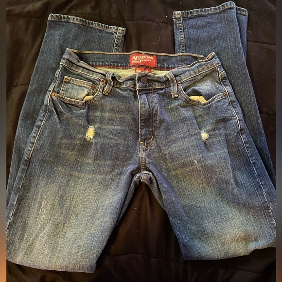 Arizona Jean Company | Jeans | Arizona Mens Flex Slim Straight Jeans ...